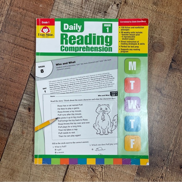 Evan Moor | Other | Evan Moor Daily Reading Comprehension Grade ...